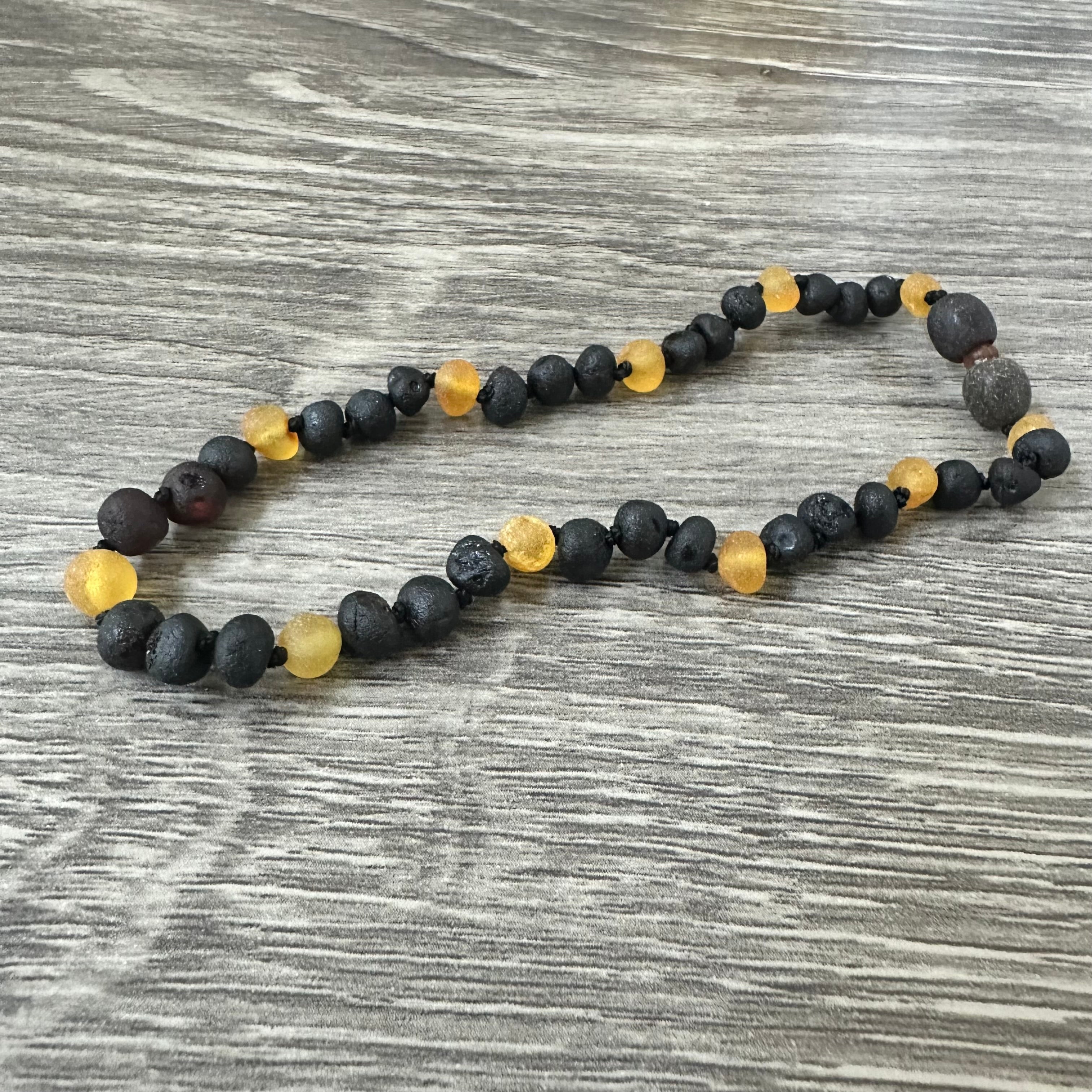 Baltic Amber Necklace Raw Cherry Honey - Limited Edition