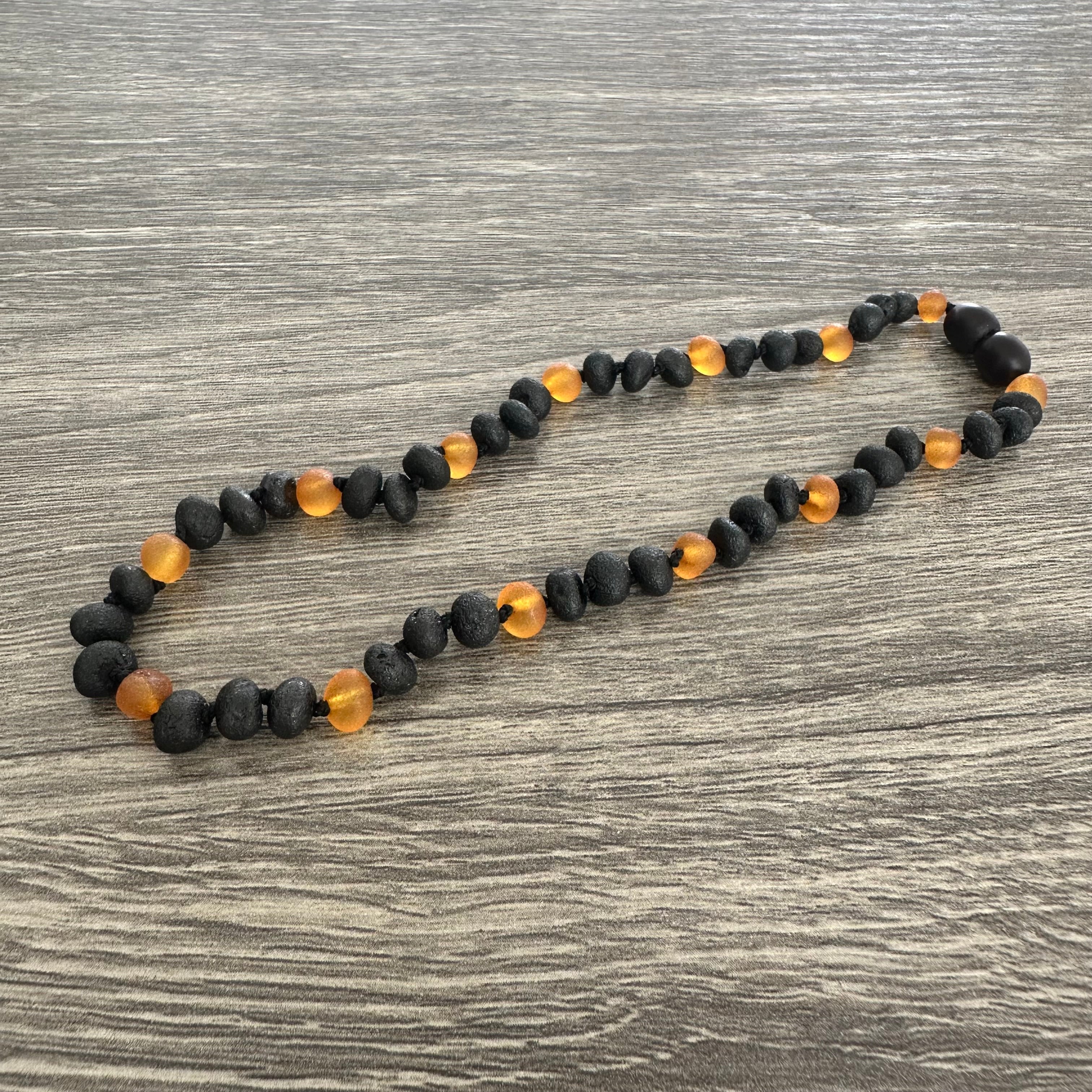 Baltic Amber Necklace Raw Cherry Honey - Limited Edition