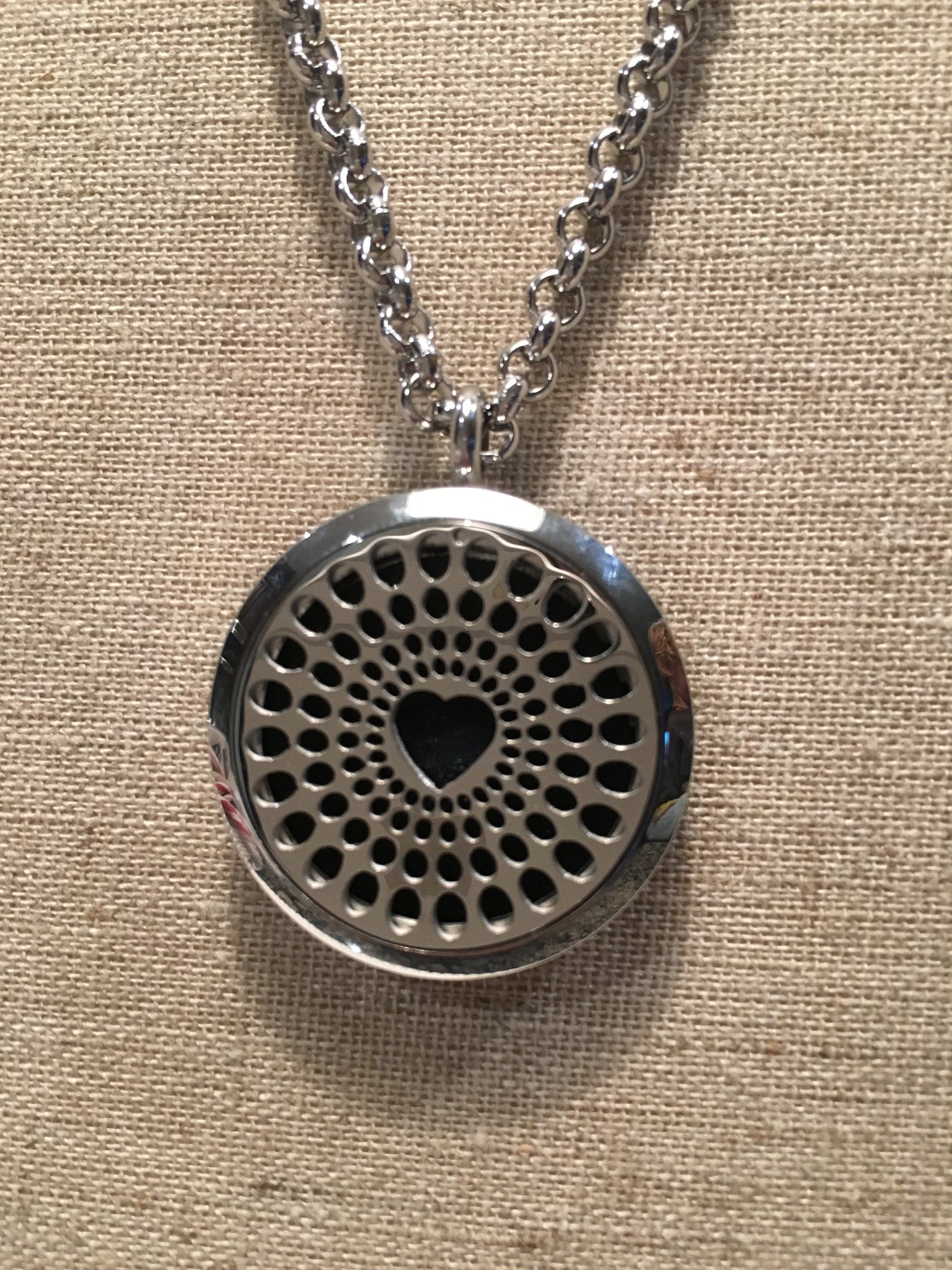 Essential Oil Pendant 316L Surgical Grade Stainless Steel Diffuser